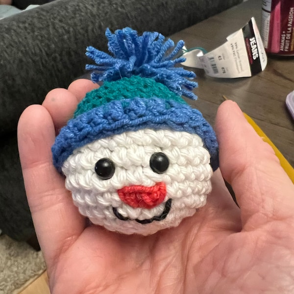 Crochet Snowman Bauble Pattern - PDF Pattern Digital Download in ...