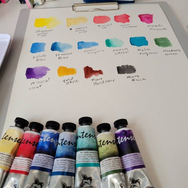 Intense Watercolor Paint in Tube by Renesans: Professional Artist Grade ...