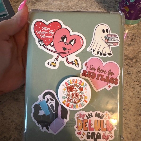 Ghost Reading Stickers, Teacher Halloween Sticker, Book Lover Sticker ...