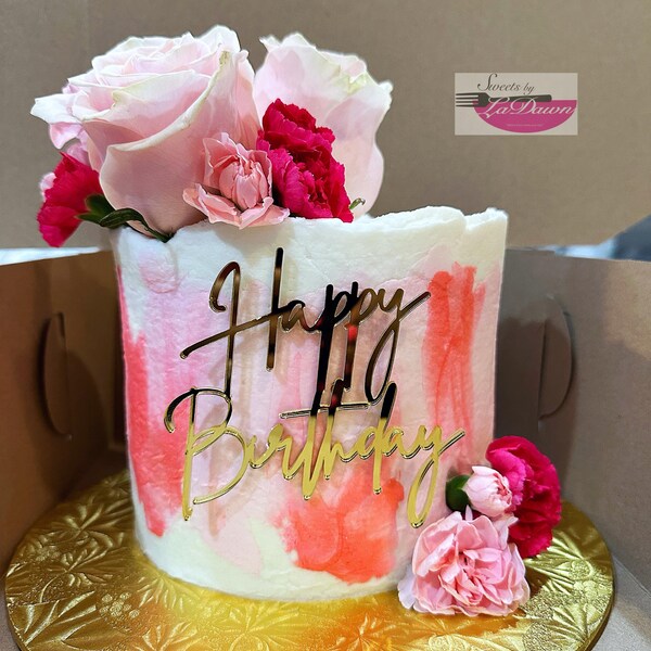 Zodiac Cake Charm | Flat-lay Cake Topper | Cancer Szn | Vintage Heart ...