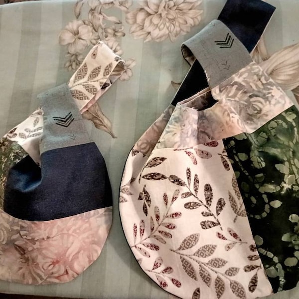 Reversible Tote Bag PDF Sewing Pattern and Manual / Small Easy Tote Bag ...