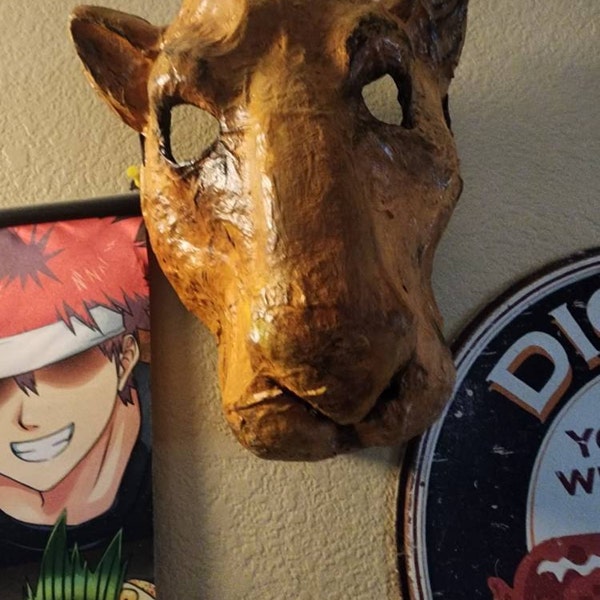 Original Paper Mache Mummified Corpse Zombie Mask,horror Mask,gore Mask ...