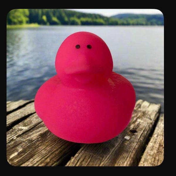 Pool Inner Tube Blue Rubber Duck Cruise Ducks Kids Bath Toy Stress ...