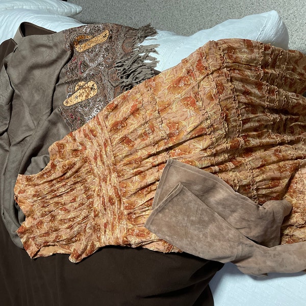 Hand Dyed Velvet 64” Table Topper Tablecloth Throw Oversized Piano ...