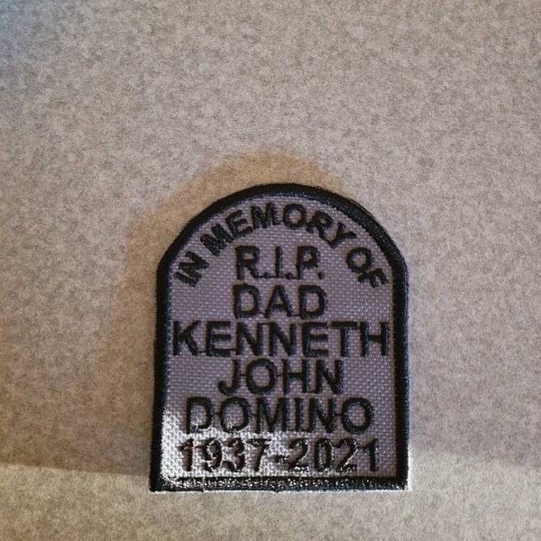 Tombstone Memorial Patches - Etsy