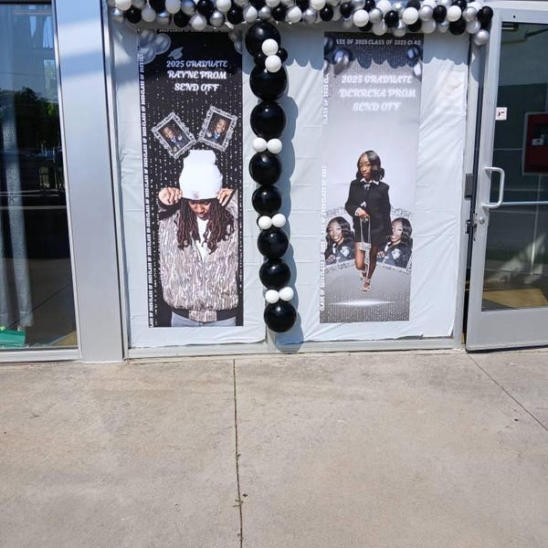 Editable Backdrop, Prom Send Off, Graduate Banner, Flyer, Event ...