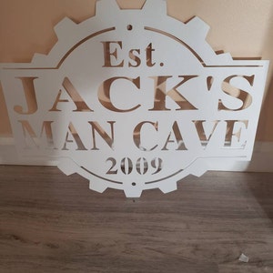 Custom Metal Man Cave Sign, Man Cave Decor, Man Cave Metal Signs ...