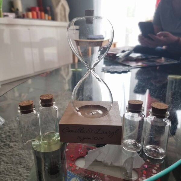 Sand Ceremony Hourglass Set - Unity Ceremony - Etsy