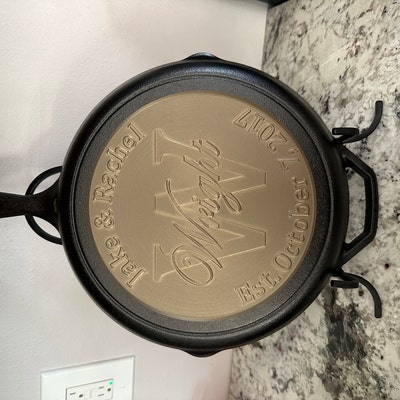 Personalized/custom Cast Iron Skillet - Etsy
