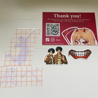 Red Eye Anime Sticker/decal - Etsy