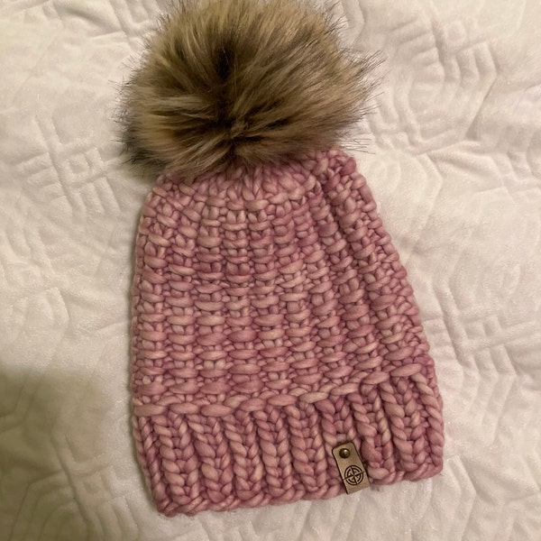 The Nirvana Beanie Knitting Pattern, Easy Cable Knit Beanie Pattern ...