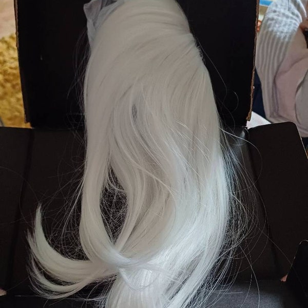 Till Style White Grey Hair Toppers for Women / Layered /bangs/ Holiday ...