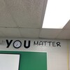 You Matter Using Classroom Clock Vinyl Wall Decal School Elementary ...