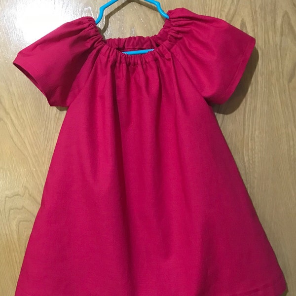 Peasant Dress Pattern for Baby and Girls 1 to 10 Years - 4 Sleeve ...