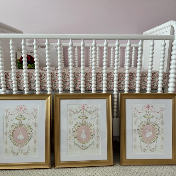 Watercolor Nursery Rhyme Mother Goose Art Print // Grand Millennial ...