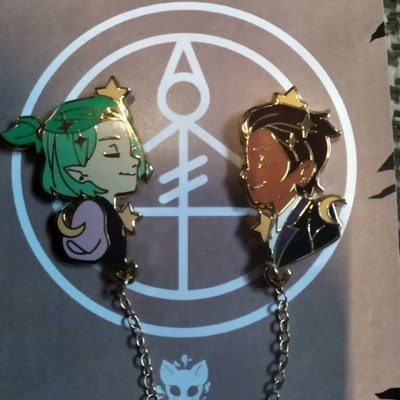 Luz & Amity Enamel Collar Pins - Etsy