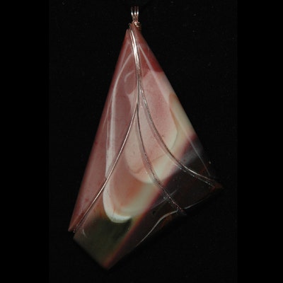 Crushed Rhyolite Inlay, Reddish Orange Rhyolite Inlay 22, Wood Inlay ...