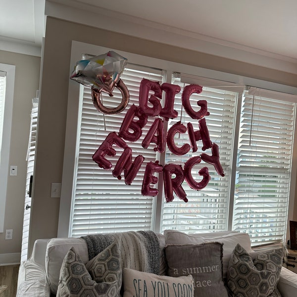 Big Bach Energy Bachelorette Party Decor Bach Party Decorations ...