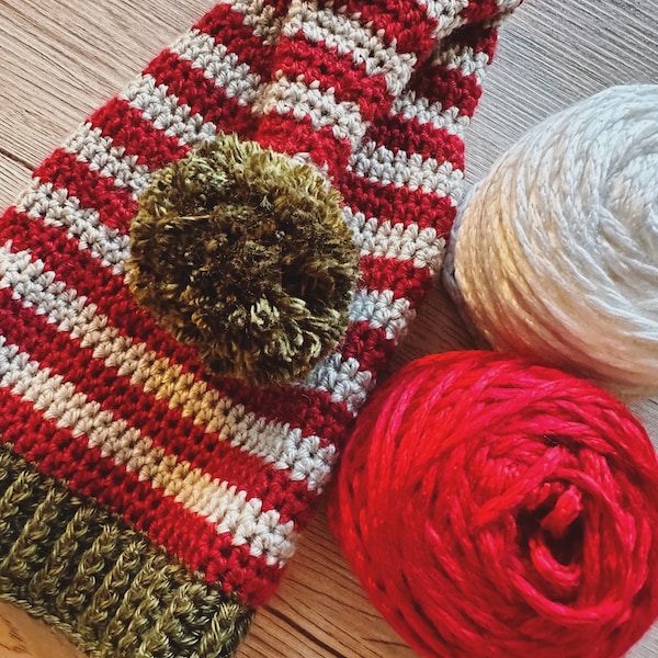 EASY CROCHET PATTERN Grinch Inspired Christmas Hat Christmas Hat ...