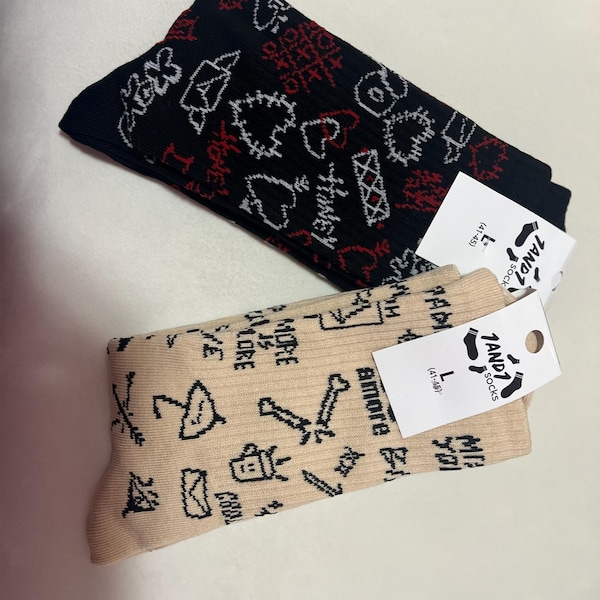 Long Plain "basic White" Socks Set of 6, White Casual Socks, Natural ...