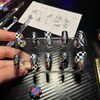 Letter O Beads | 3D Printed Colorful Alphabet Beads | Individual Vowel ...