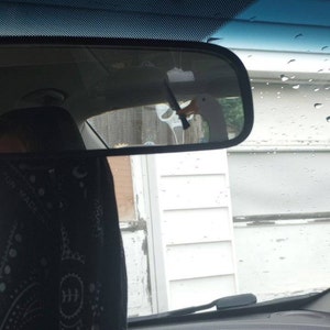 Silly Goose Meme Mirror Peeker Accessory Decal Rear View Mirror Cute ...