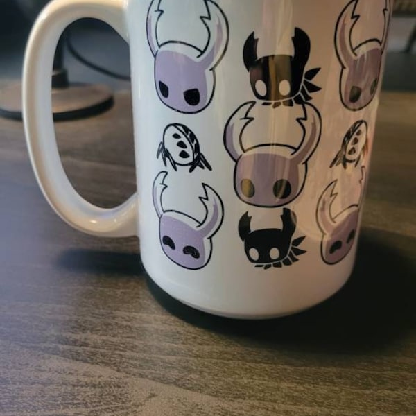 Cute Hollow Knight Mug, the Knight Gift, Gamer Video Games Mug, Soul ...