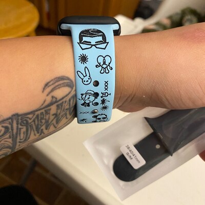 Bluey Apple Watch Band, Bluey Laser Engraved Watch Band, Personalized ...