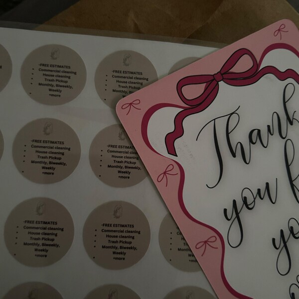 Personalized Round Business Logo Stickers | Personalized Stickers ...