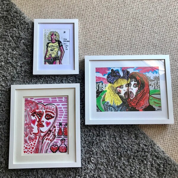 Jessie Buckley Sally Bowles Kit Kat Club Cabaret Marker Pen ...