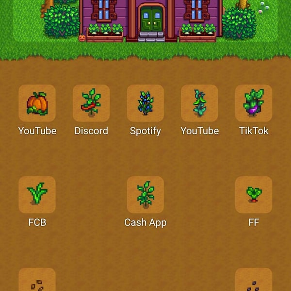 Ios 259 Icons | Stardew Valley iPhone IOS14 App Icons Pack | Retro Game ...