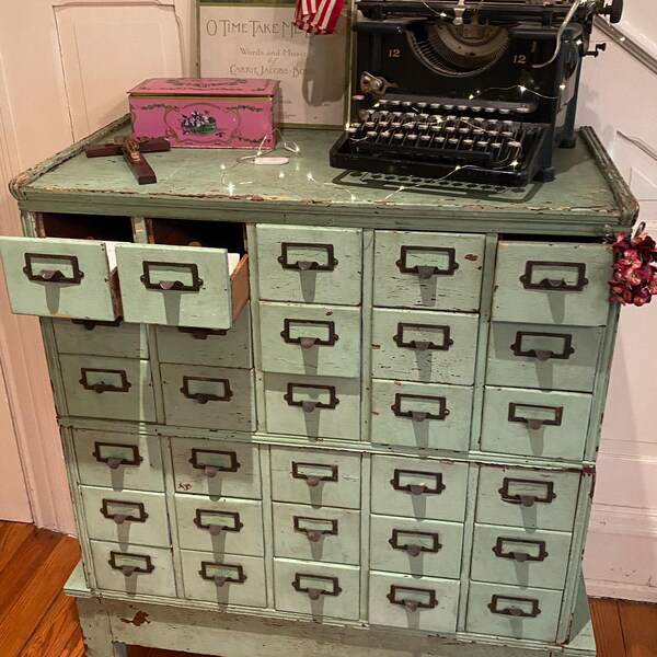 100 Vintage Library Catalog Cards, Random Assortment | Authentic ...