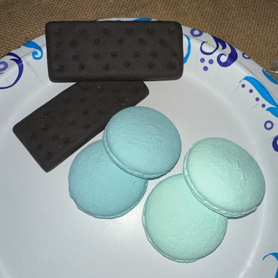 Fake Food Display 5 Piece Pastel Frosted Easter Spring Sugar Cookies ...