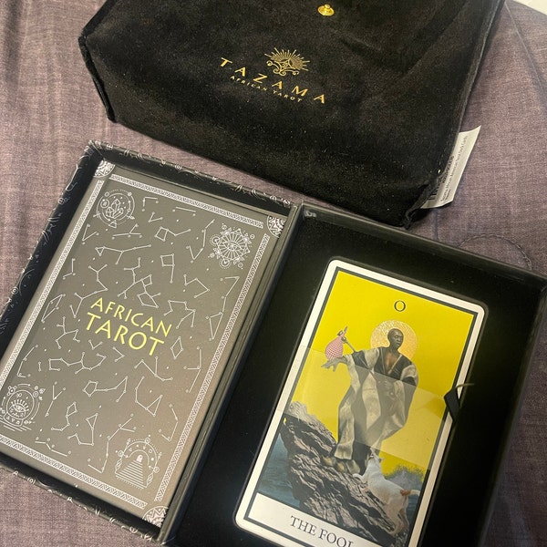 African Tarot Deck With Guidebook – Black Tarot Cards & Oracle Deck for ...