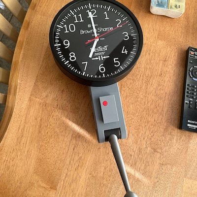 8 Inch Dial Test Indicator Wall Clock, Great Gift for Machinist ...