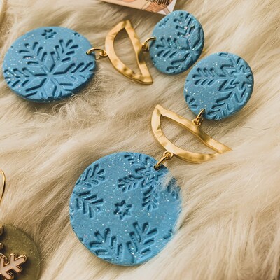 6PCS Mat Gold Mat Planted Zn Alloy Earring Charm-earring - Etsy