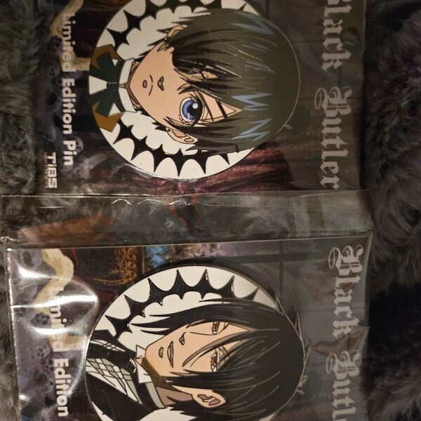 Black Butler Collectible Pins (kuroshitsuji) - Etsy