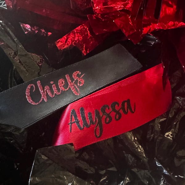 Pom Pom Tags - Set of 2 - Cheer - Cheerleader - Name - Personalized ...