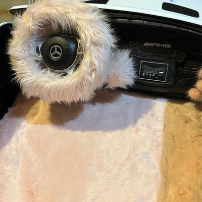 Fuzzy Car Accessories, Steering Wheel Cover, Gear Shift Knob Cover ...