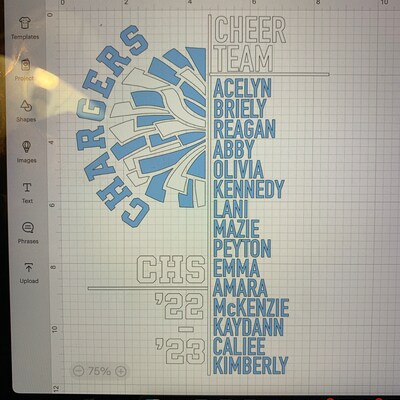 Cheer Team Template Svg, Cheer Roster Svg, Png Svg Dxf Eps Ai, Cheer ...