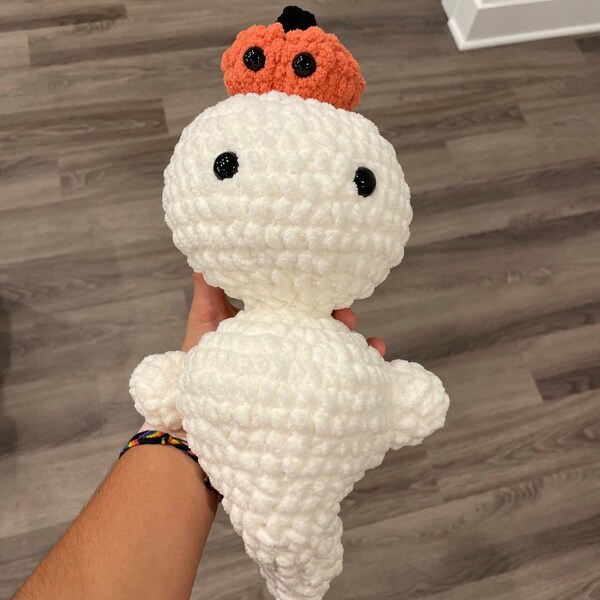 Boo the Ghost Crochet Plushie Pattern - Etsy