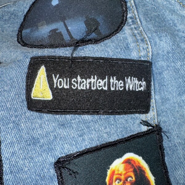 Scream What's Your Favorite Scary Movie Embroidered Sew-on / Diy Patch ...