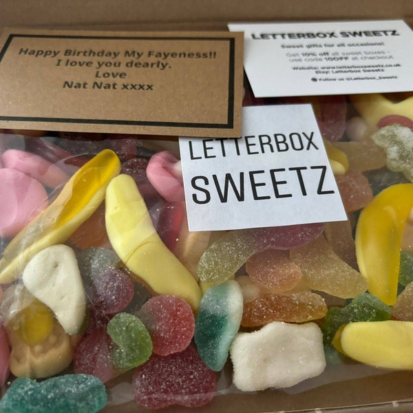 Sweet Box ~personalised Gift ~ Letterbox Sweets~ Birthday ...