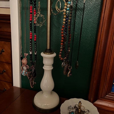 Vintage Ring Holder Ring Display Jewelry Organizer Brass Finial ...