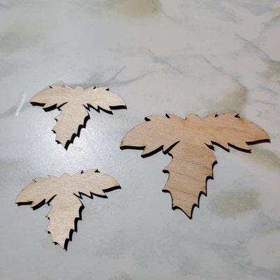 Marijuana Pot Leaf Laser Cut Out Unfinished Wood Shape Craft Supply - Etsy