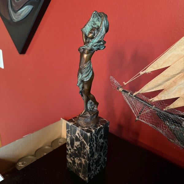 Art Deco Bronze Con Brio 1920 Dancing Flapper Girl. - Etsy