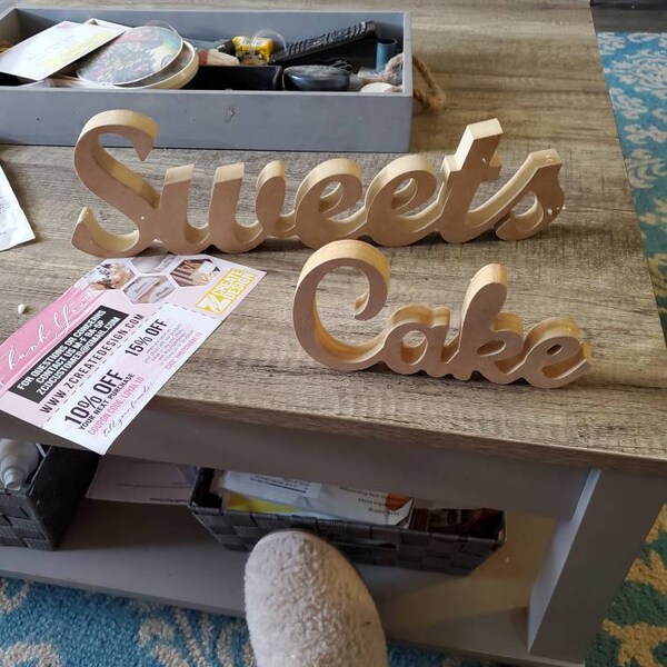 Cake Sign for Wedding Cake Table Cake Table Sign Gold Metallic Standing ...