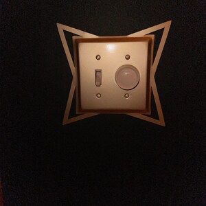 TELSTAR Painted Mid Century Atomic Shadow Box Light Switch and Outlet ...