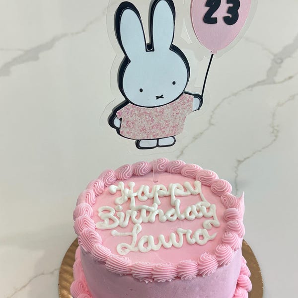 Inspired Nijntje - Miffy Cake Topper - Etsy