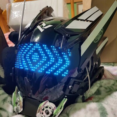Bluetooth Cyberpunk Bunny Mask Rave Mask Cyberpunk Helmet - Etsy